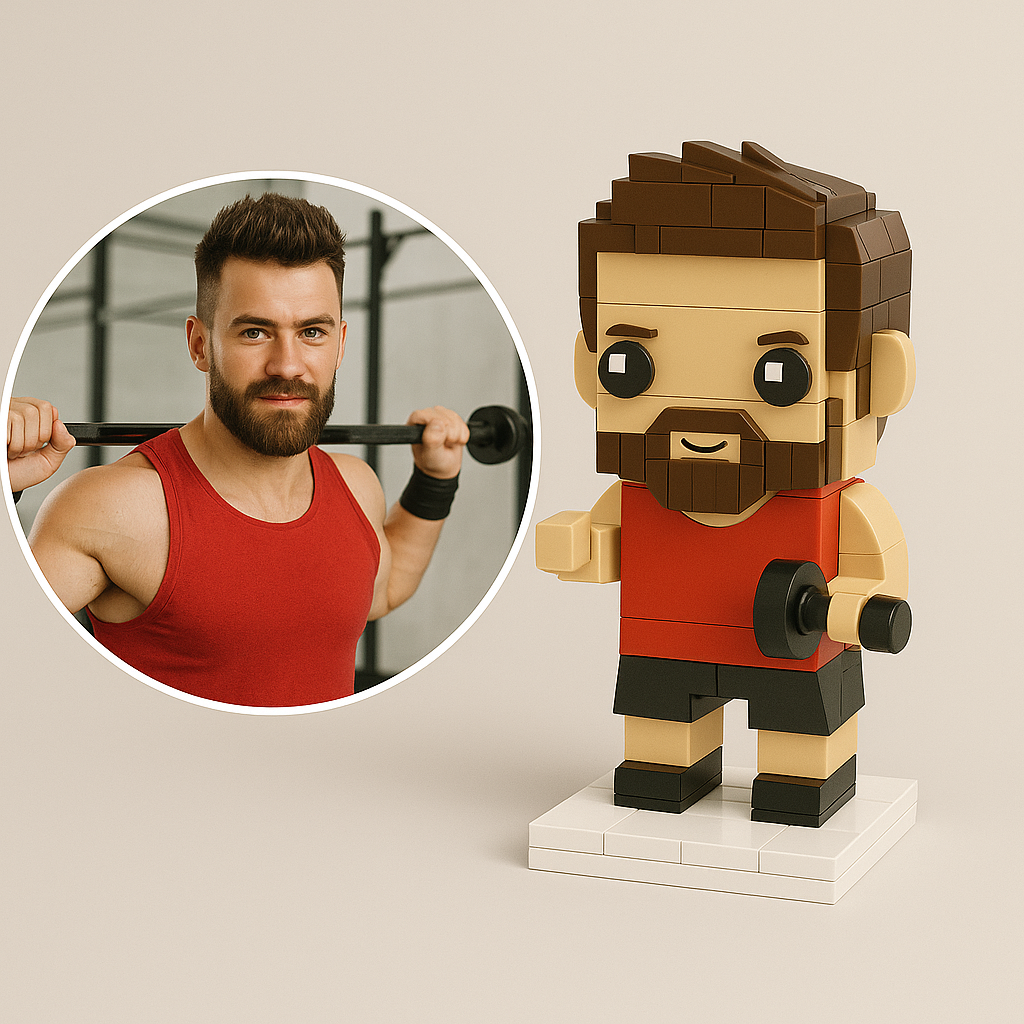 Custom CrossFit Brick Figurine – Personalized Fitness Mini Figure | Gi ...
