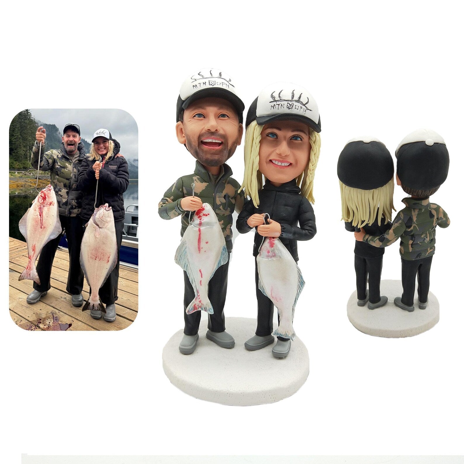Custom Bobble Head Mini Figurine (Fisherman) – Coupleofthings
